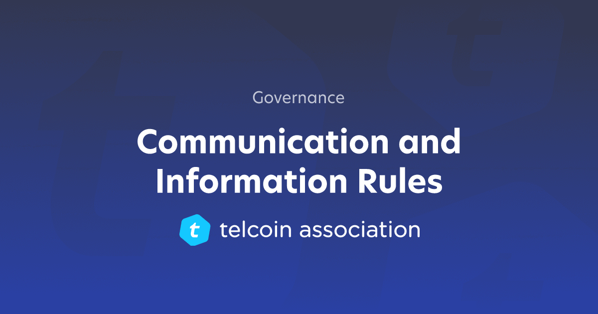 Communication and Information Rules