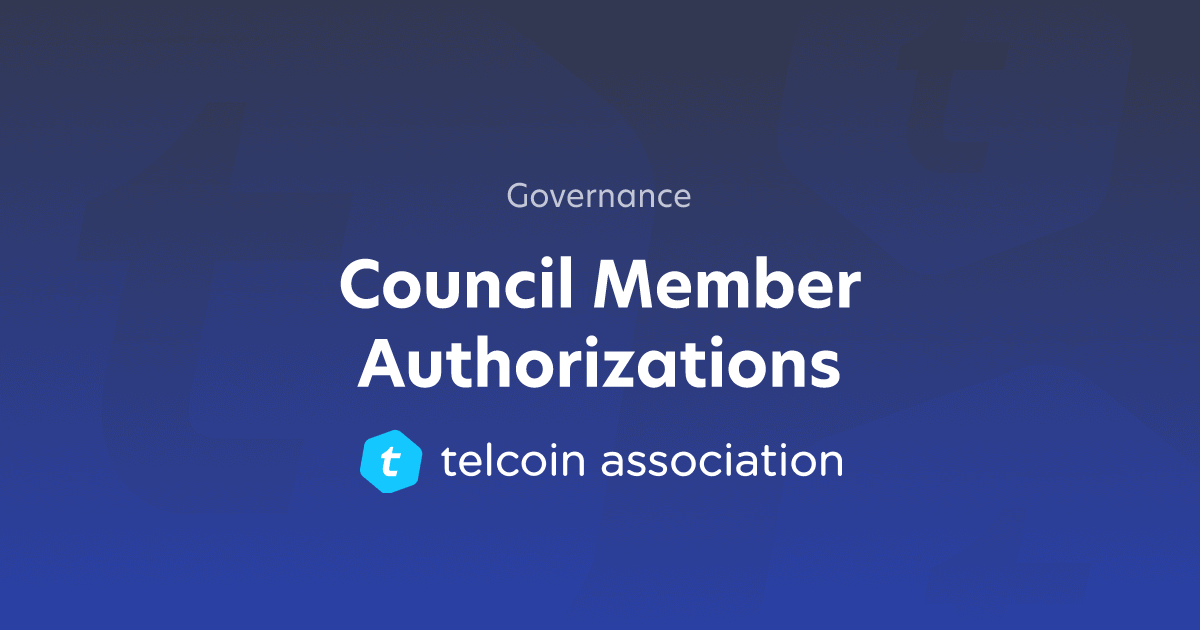 Council Member Authorizations