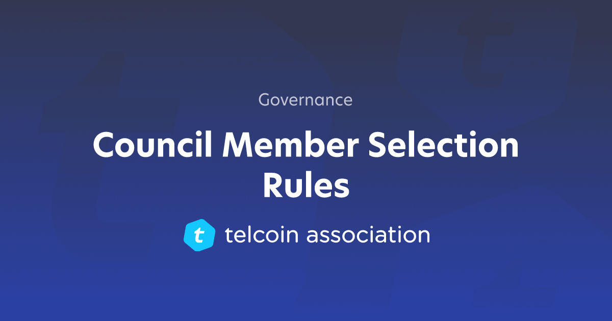 Council Member Selection Rules