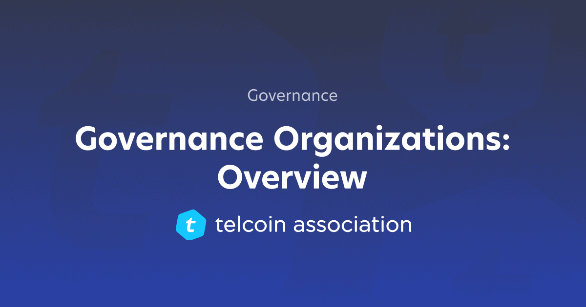 Governance Organizations: Overview