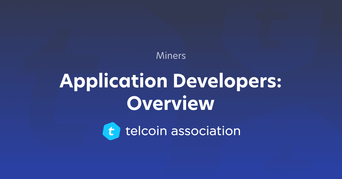 Application Developers: Overview